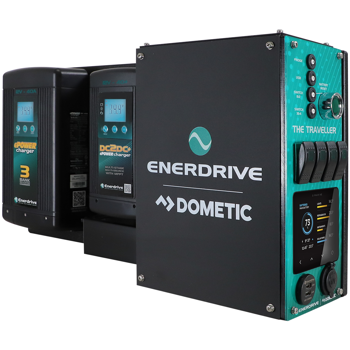 Enerdrive The Traveller Power System – Townsville Wholesale Batteries